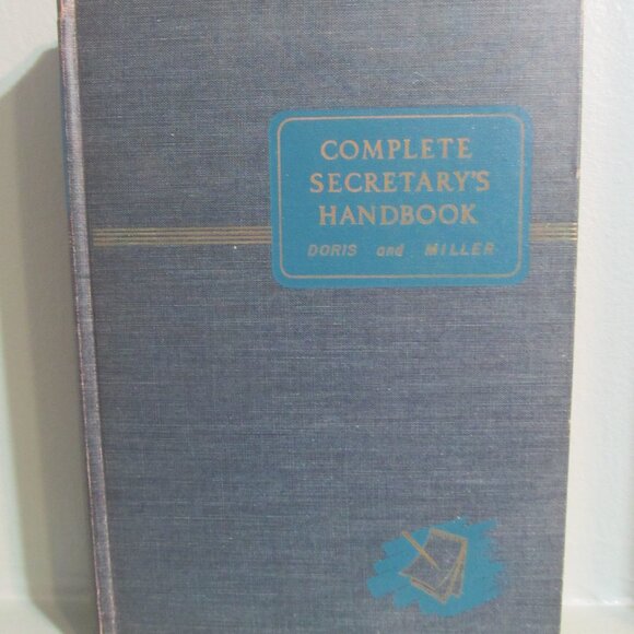 Prentice-Hall | Other | Complete Secretarys Handbook By Lillian Doris ...